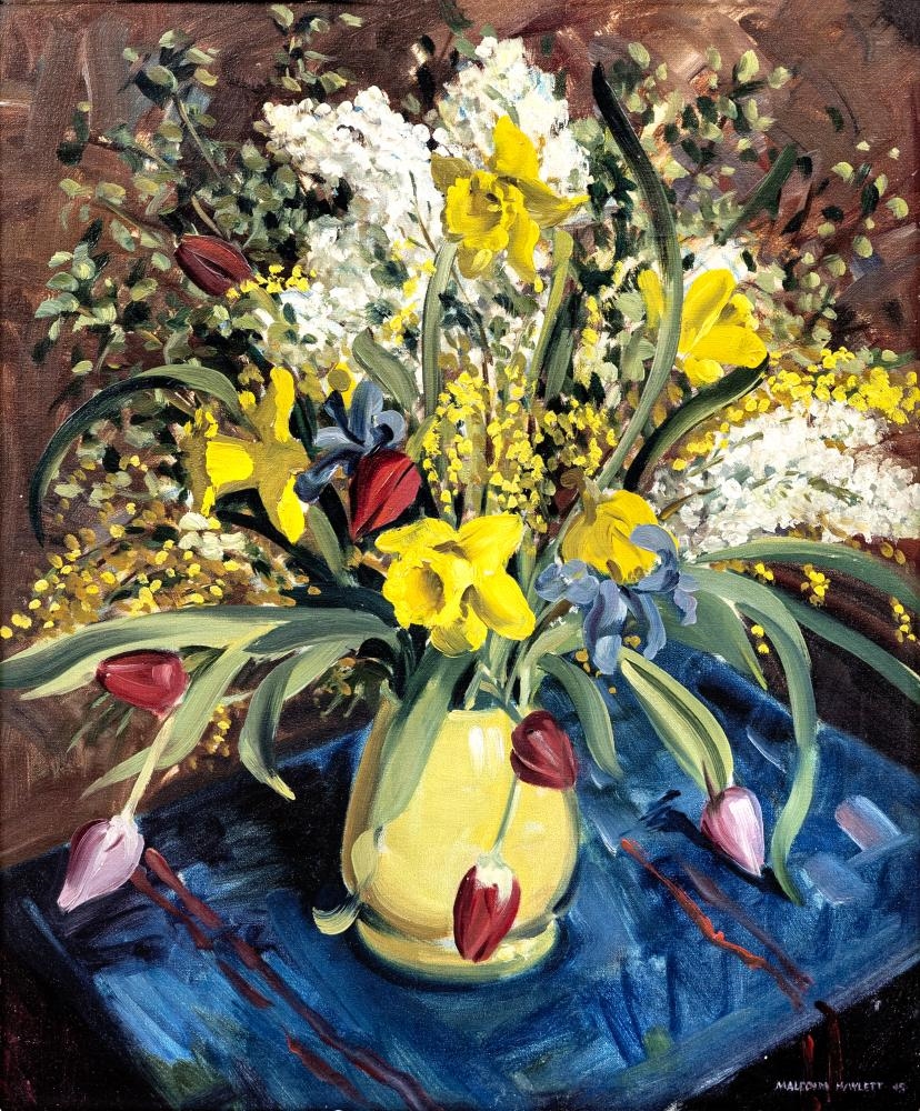 Malcolm Haylett | Still life of tulips | MutualArt