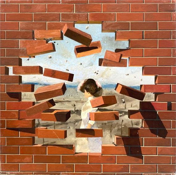 Jean-Pierre Henaut | Jean Pierre HENAUT The bricks (1942) | MutualArt