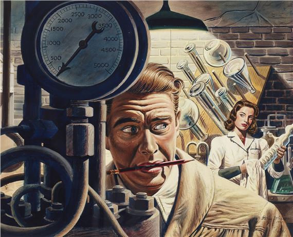 Stevan Dohanos | THE SCIENTISTS (1940) | MutualArt