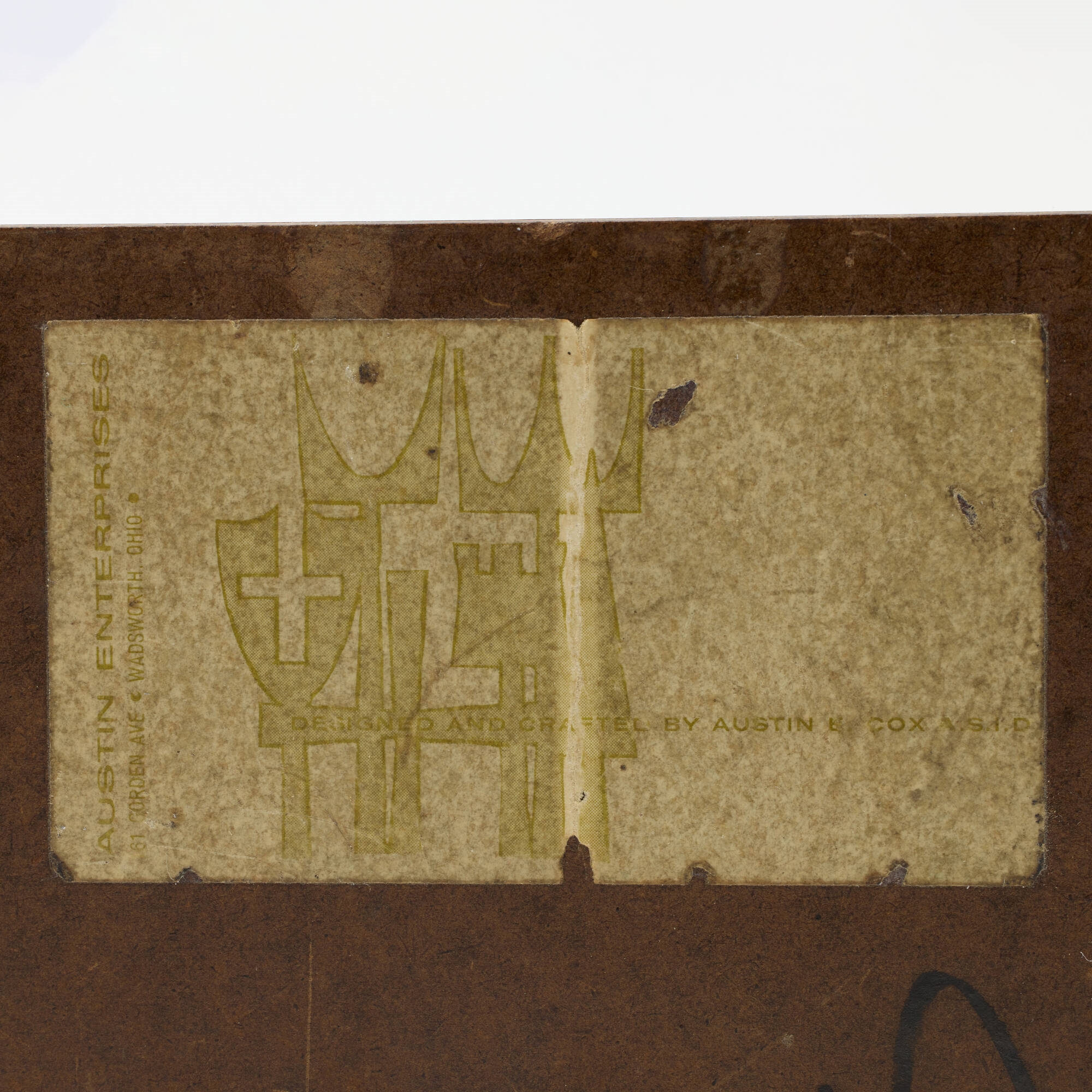 Austin Cox | Chess set (1962) | MutualArt