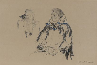 Philip Malyavin | Portrait of Russian Women Grease | MutualArt