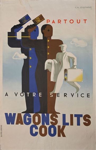 A.M. Cassandre | Wagons Lits Cook (1933) | MutualArt