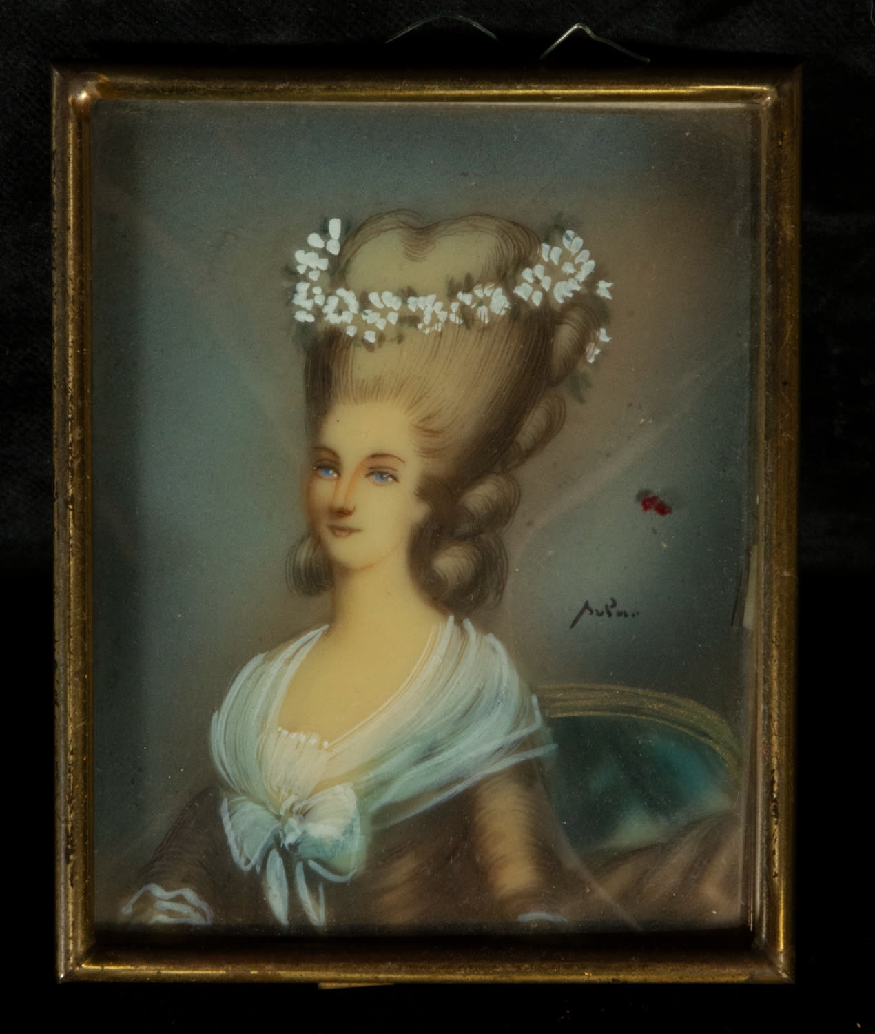 ANTOINETTE | Miniature of Marie Antoinette. Following French Rococo ...