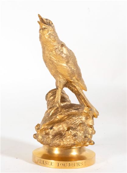 Grand Tour | Canary in Gilt Bronze Philippe Lecoultrier (19th Century ...