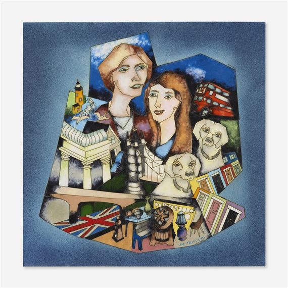 Joseph Trippetti | Portobello plaque (Circa 1975) | MutualArt
