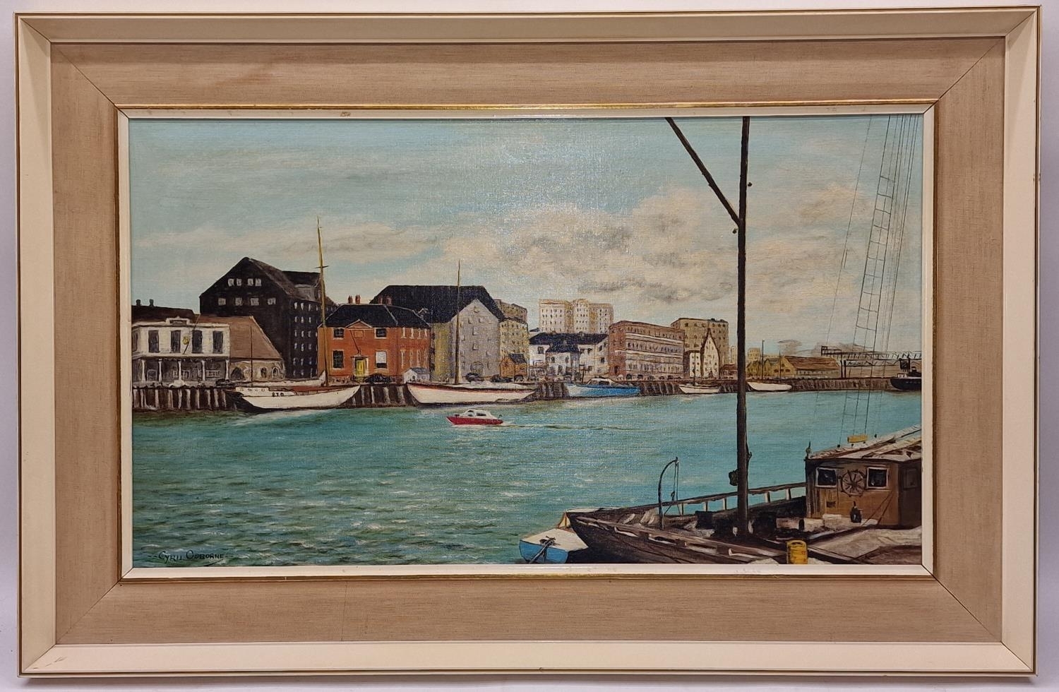 Cyril Osborne | Cyril Osborne: Local interest framed oil on board ...