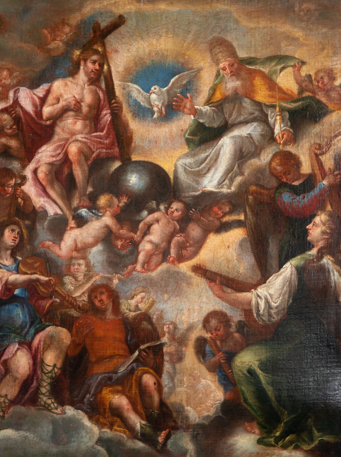 Bolognese School, 17th Century | Christ Salvator Mundi next to the ...