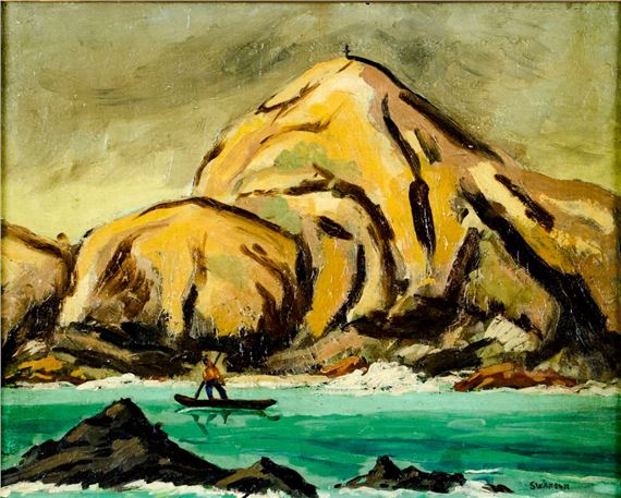 George Swanson | George Alan Swanson (NJ,1908-1968) oil painting ...