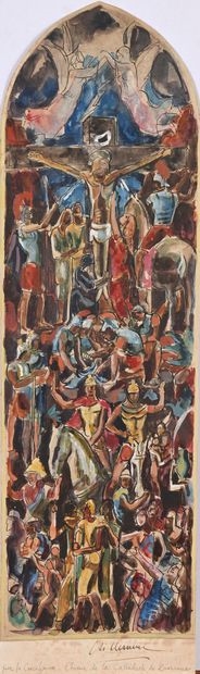 Charles Clément | Project for a stained glass window in Lausanne ...
