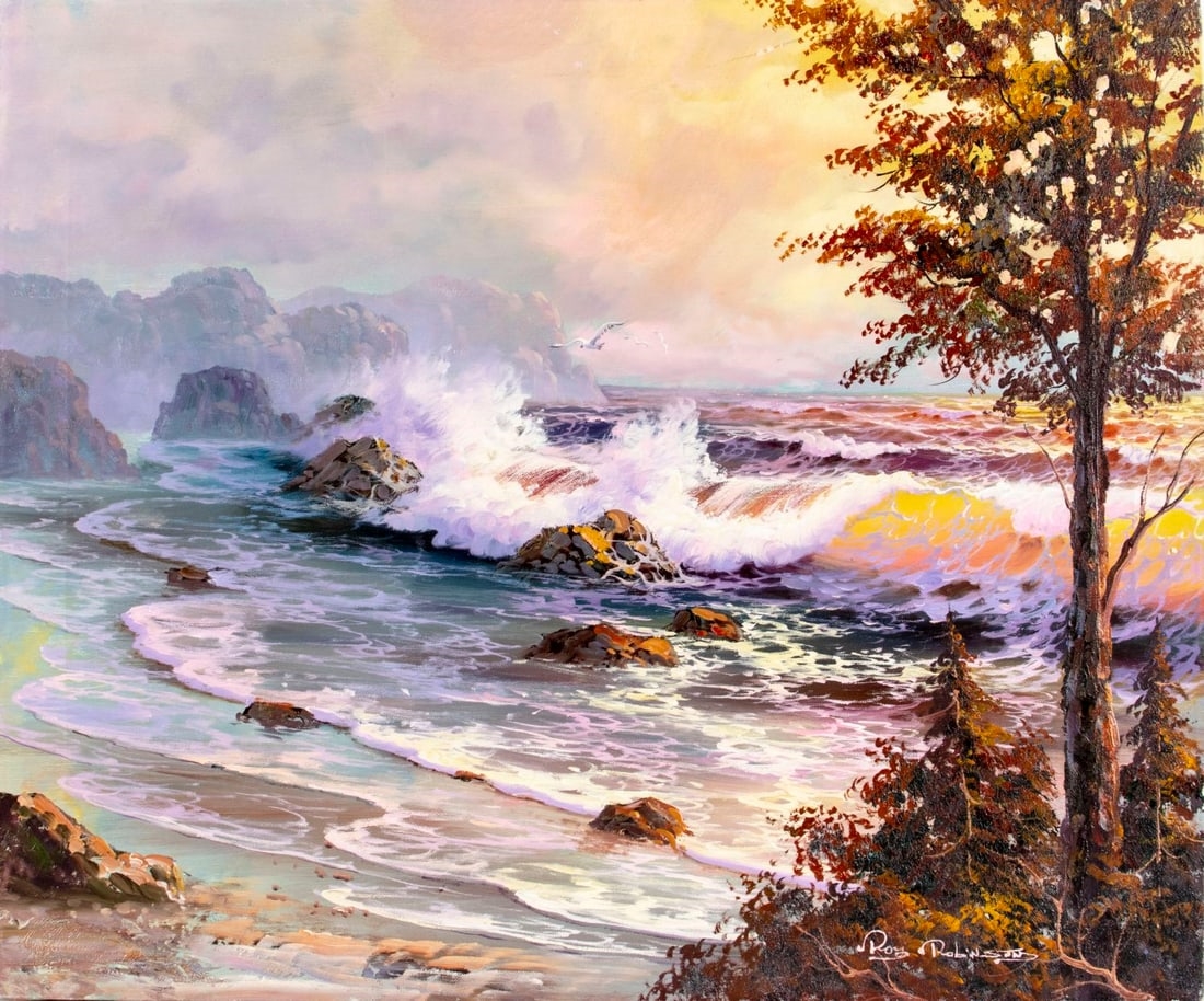 Roy Robinson | Sunset Seascape | MutualArt