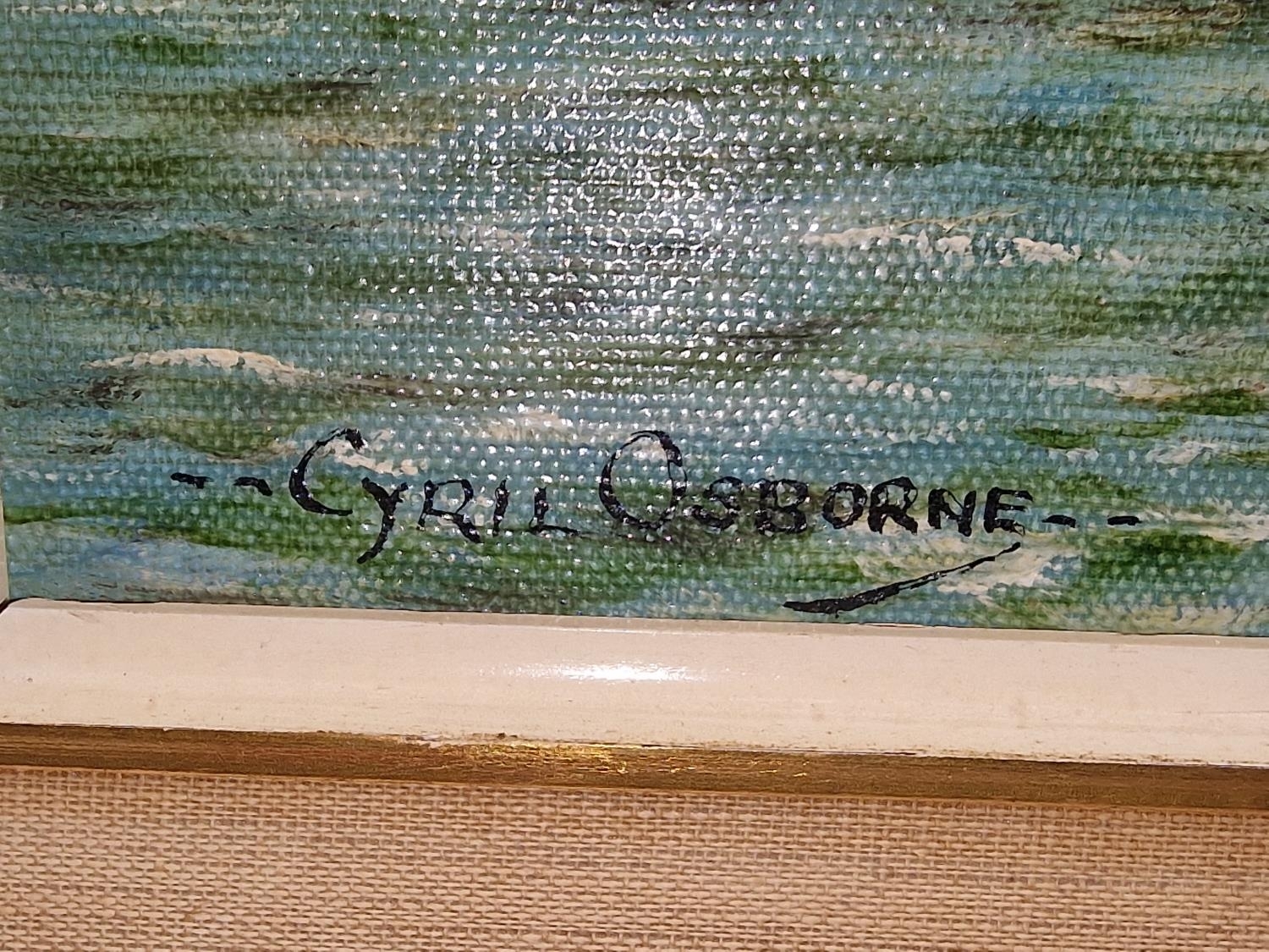 Cyril Osborne | Cyril Osborne: Local interest framed oil on board ...