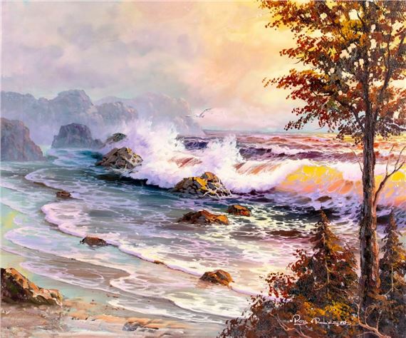 Roy Robinson | Sunset Seascape | MutualArt