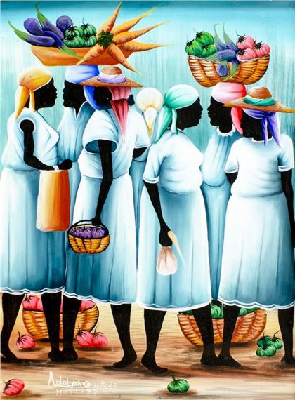 Adolph Gue Rode | Adolph Gue Rode (Haiti,20C) oil painting | MutualArt