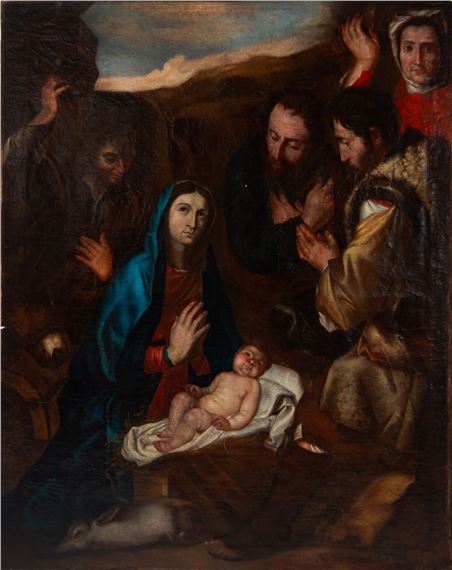 Jusepe de Ribera | La Adoración de los Pastores (1591) | MutualArt