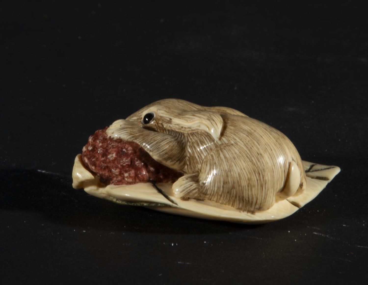 Japanese School, 18th Century | Japanese Netsuke on Mammoth Tusk ...
