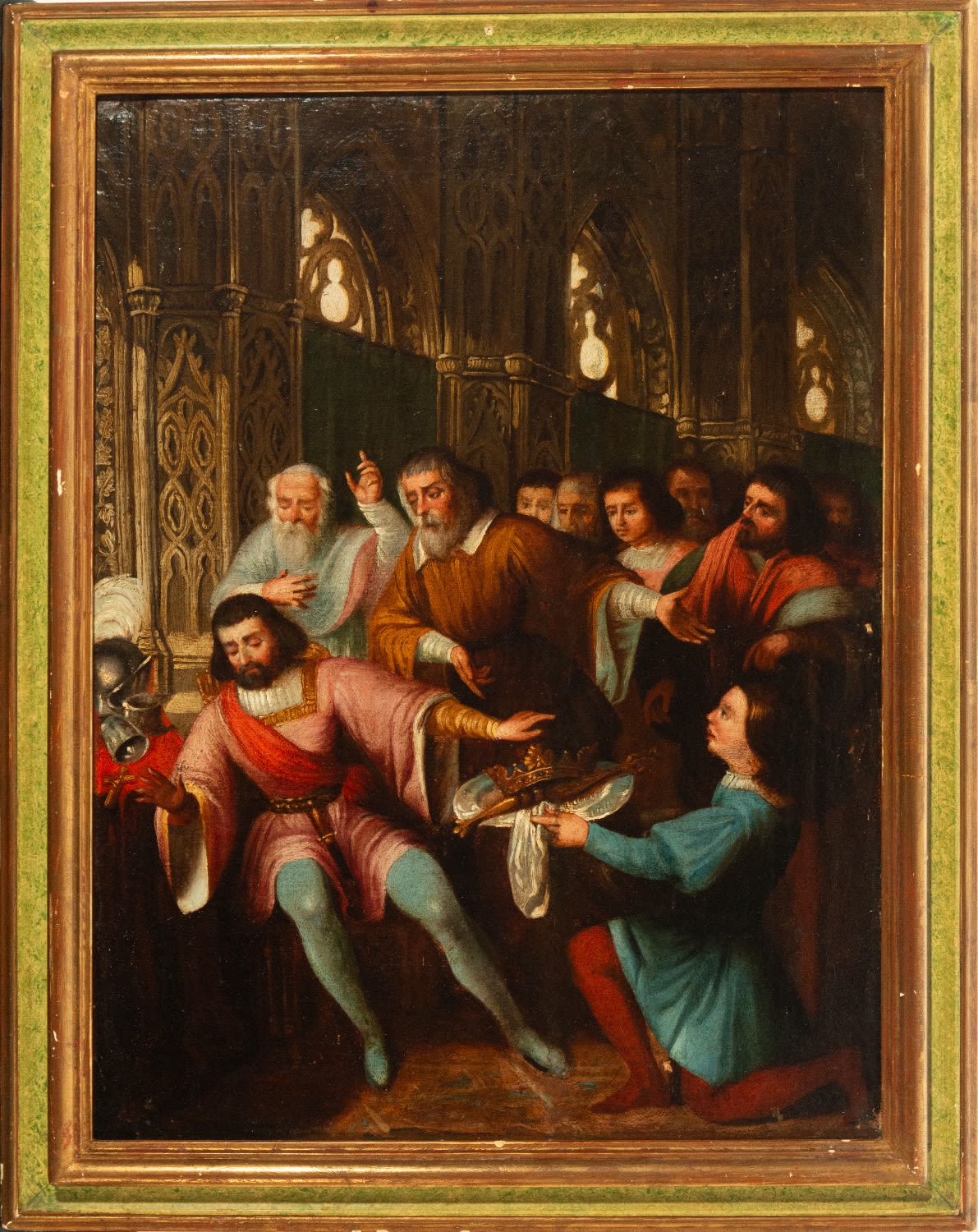 European School, 18th Century | King Wamba Renouncing the Crown (Late ...