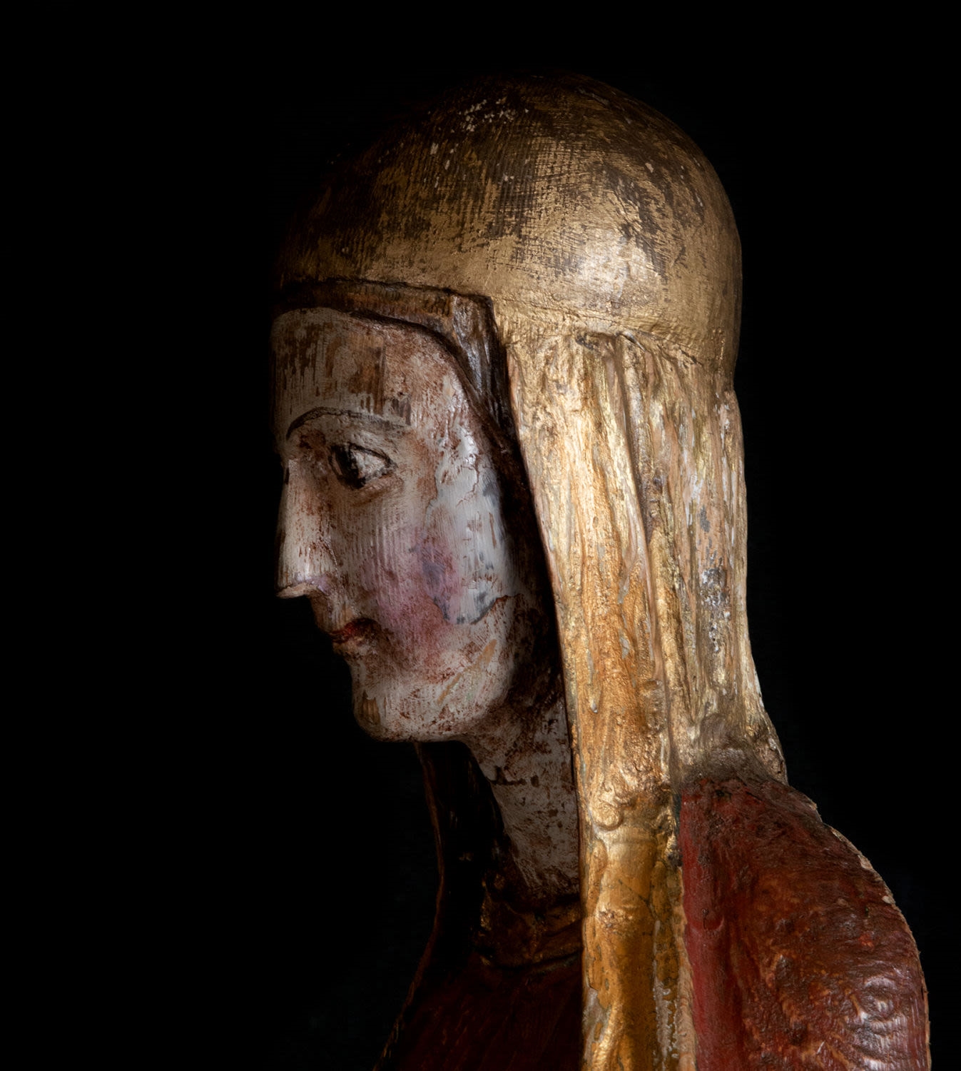 Catalonia | Large enthroned Virgin following Romanesque models from ...