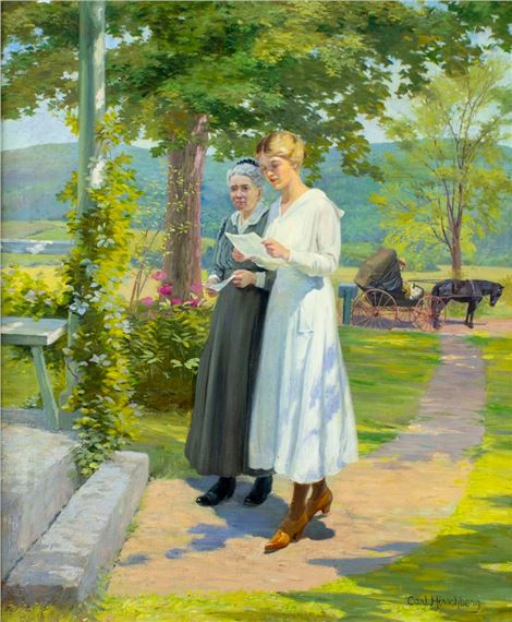 Carl Hirshberg | The Letter (titled on verso) | MutualArt