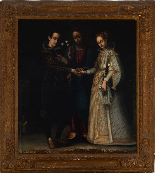 Colonial School, 18th Century | The Wedding of Sarah and Tobias (Late ...