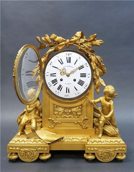 Alfred-Emmanuel-Louis Beurdeley | French Louis XVI Style Bronze Mantel ...