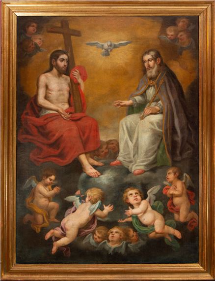 Spanish School, 19th Century | The Holy Trinity (Circa 1645) | MutualArt