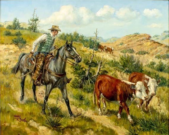 Harry Brunk | Harry Brunk (NE,1926-2019) oil painting | MutualArt