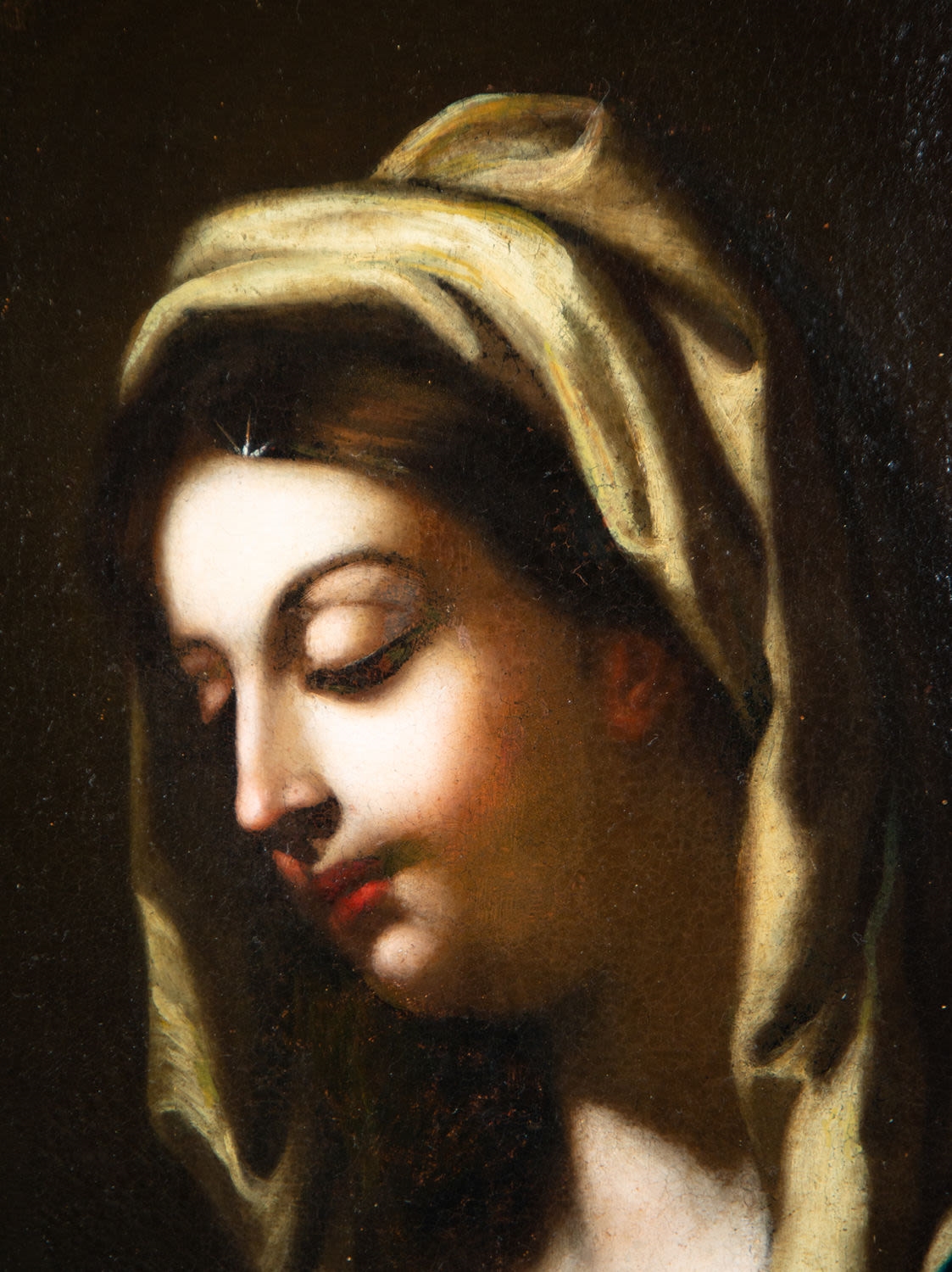 Il Sassoferrato Praying Virgin 17th Century Mutualart
