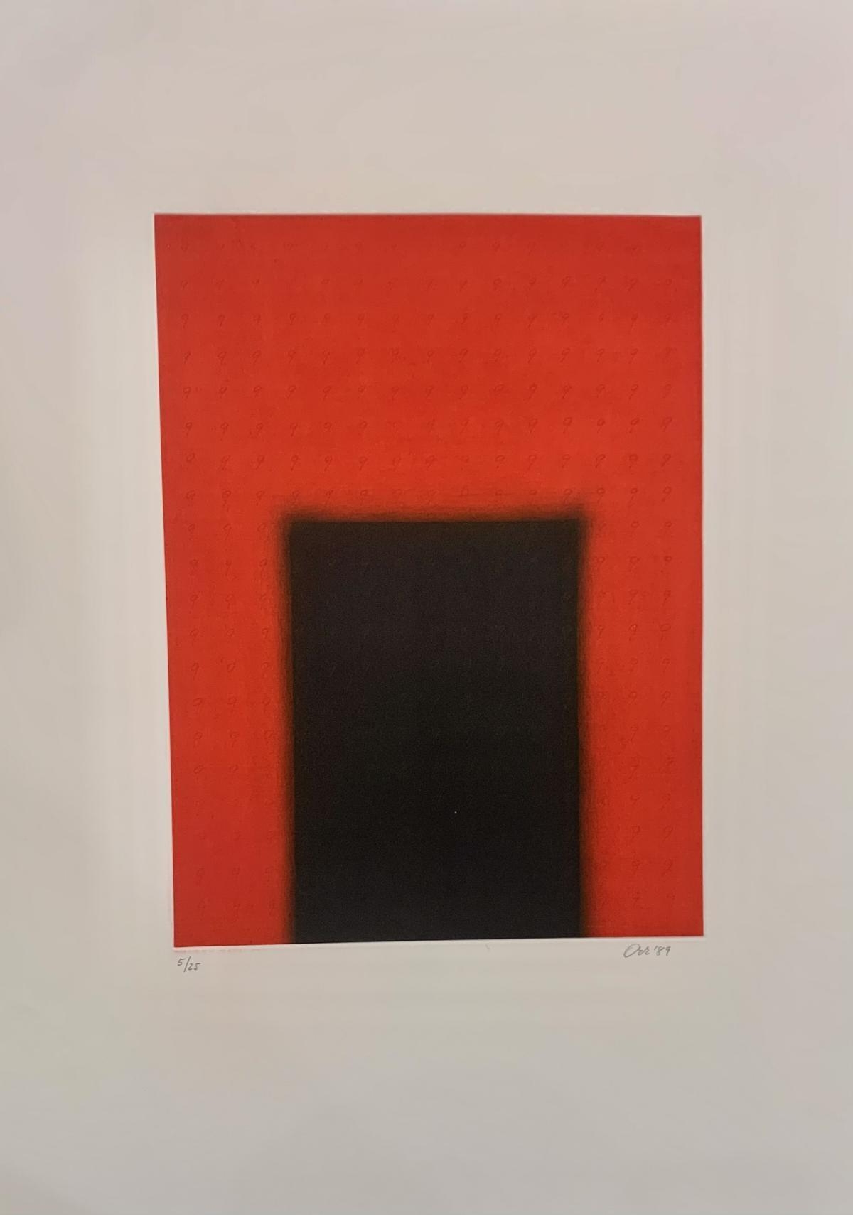 Eric Orr | Red Elliptic | MutualArt