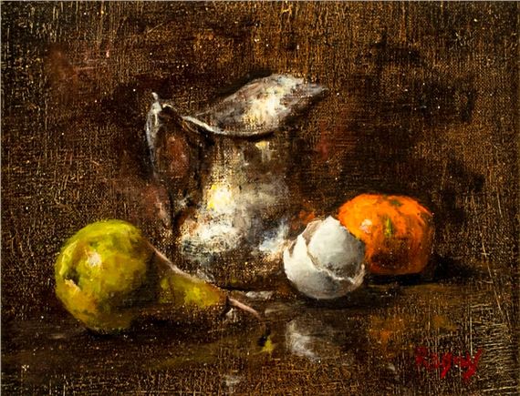 Robins | Still Life with Pitcher and Pear | MutualArt