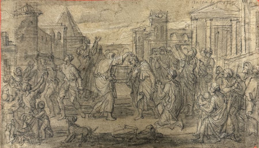 François Verdier | . Solomon crowned king of Israel by the priest Zadok ...