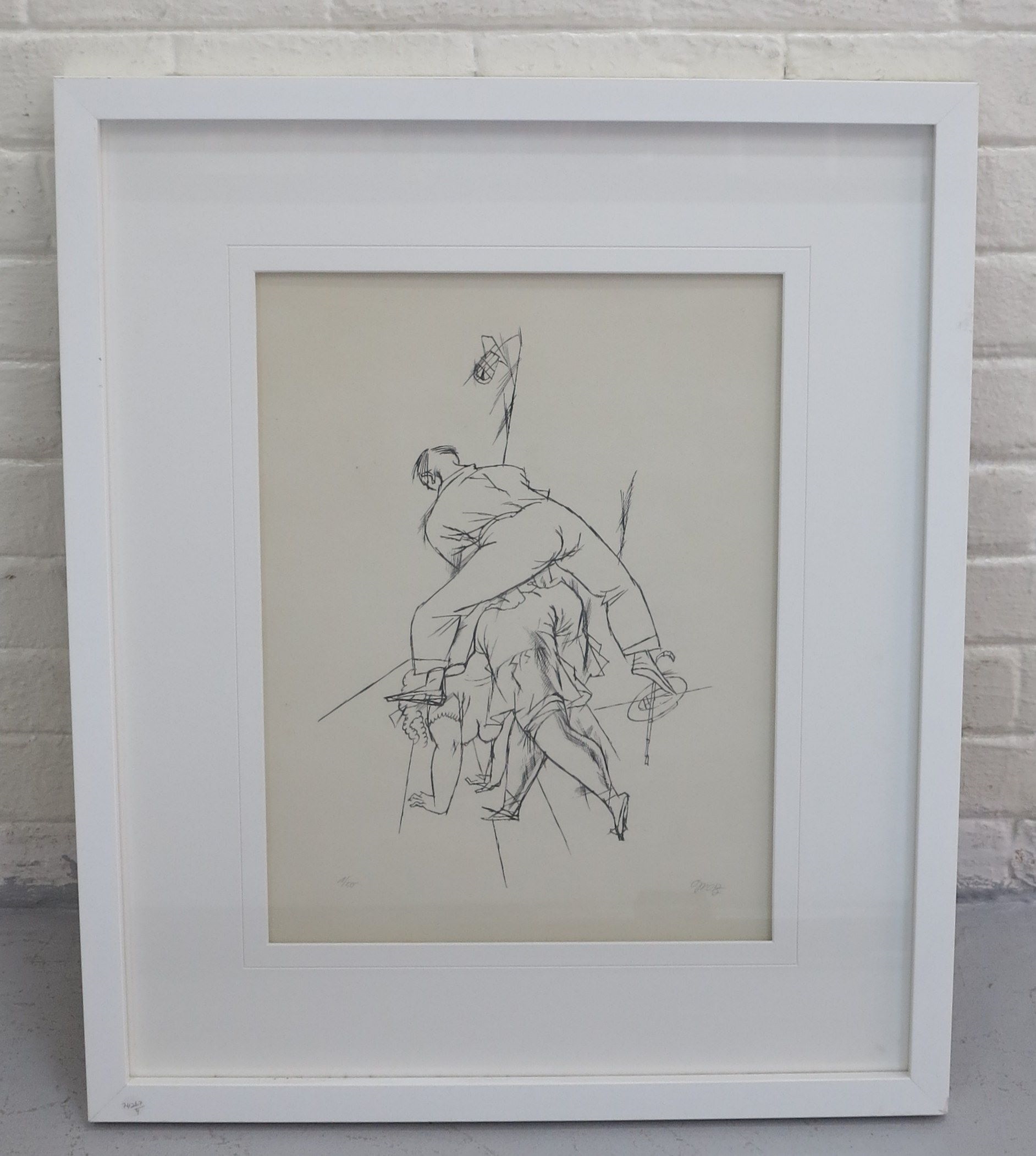 George Grosz | GEORGE GROSZ - LITHOGRAPH - GROTESQUE DANCE, signed and ...