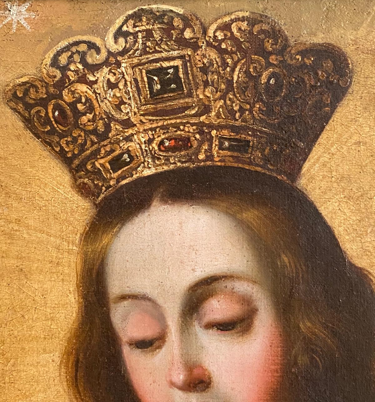 Diego Quispe Tito | Espectacular y Grande Virgen Inmaculada en Gloria ...