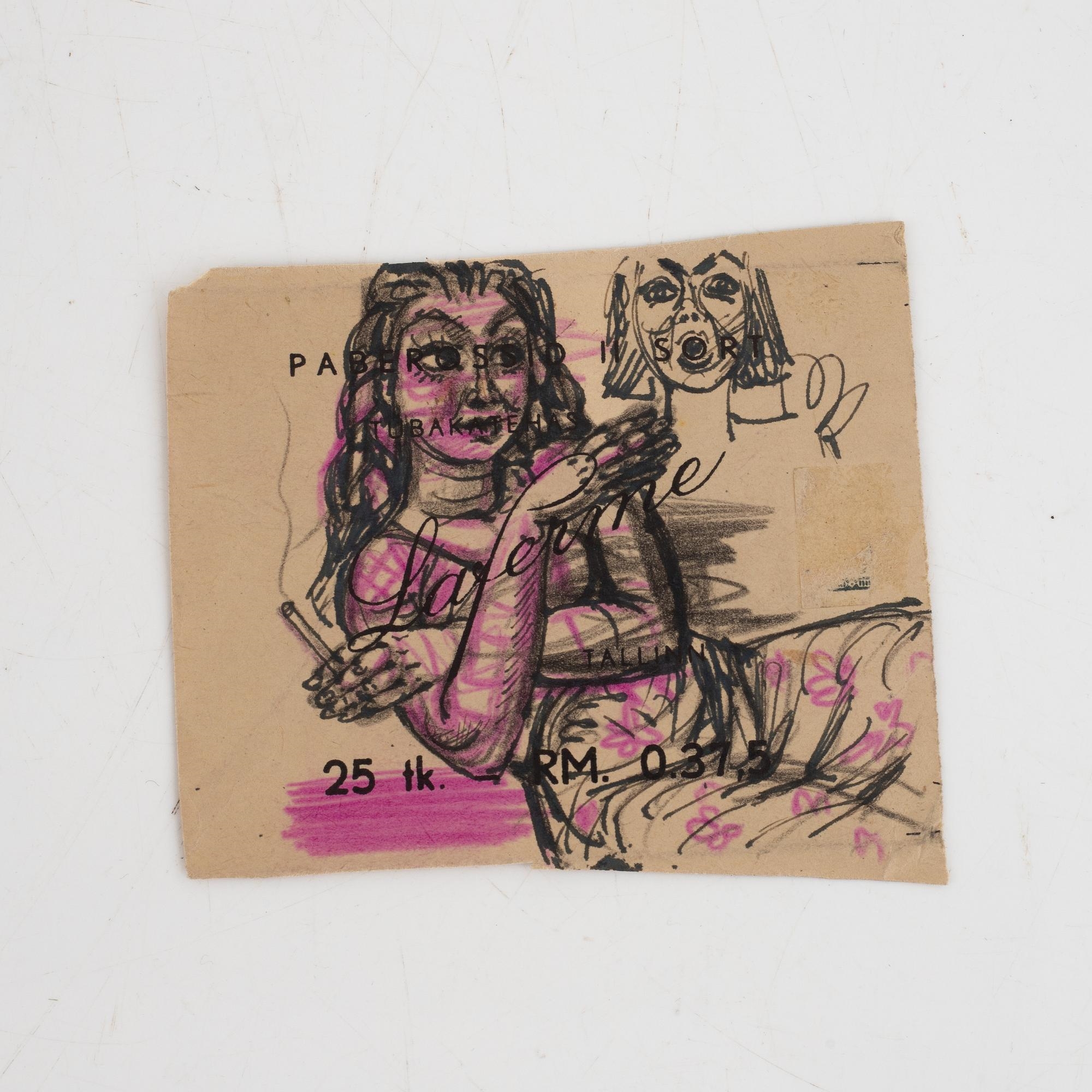 Eduard Wiiralt | Four sketches/portraits | MutualArt