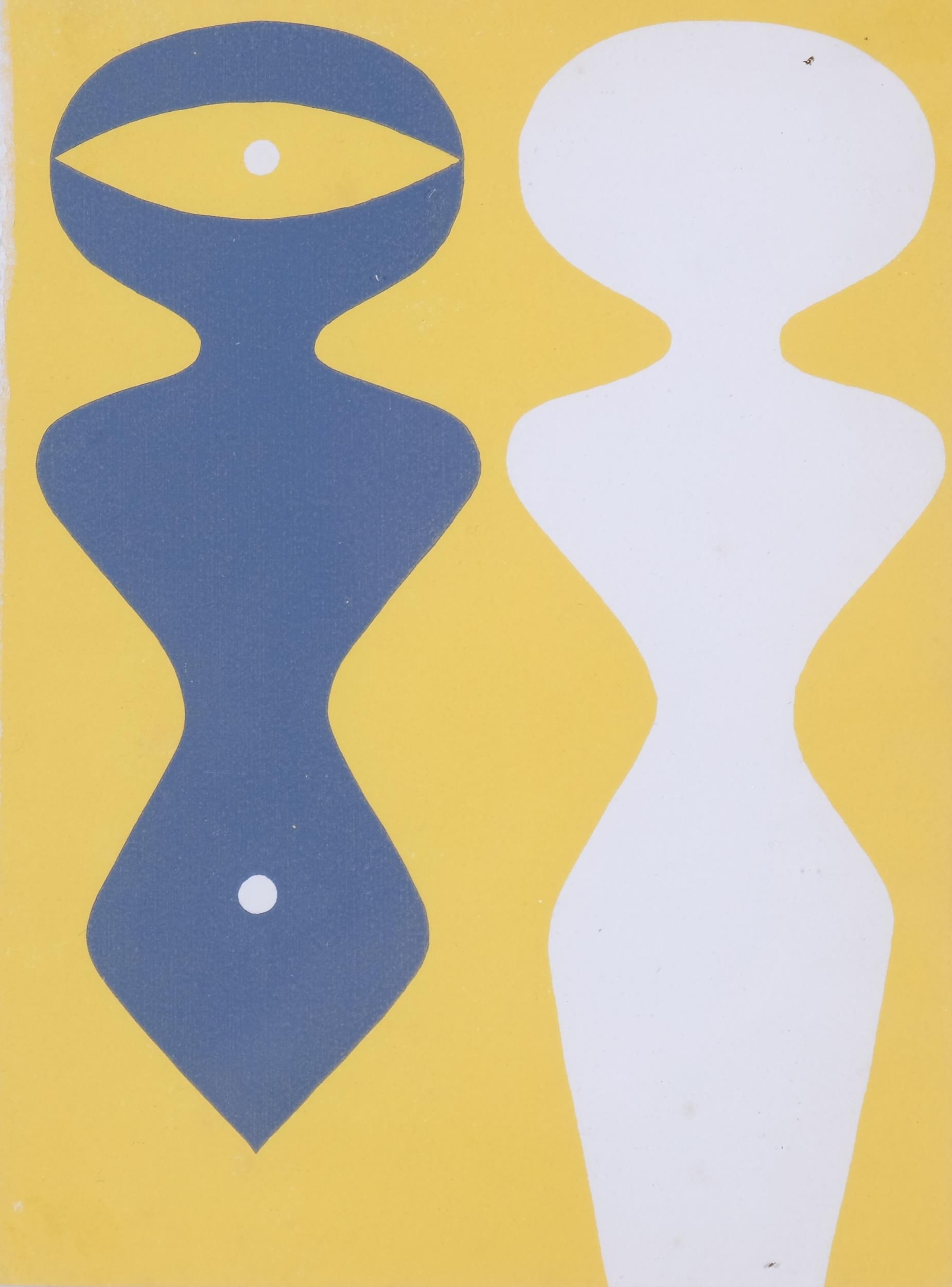 Jean Arp | abstract figures (1962) | MutualArt