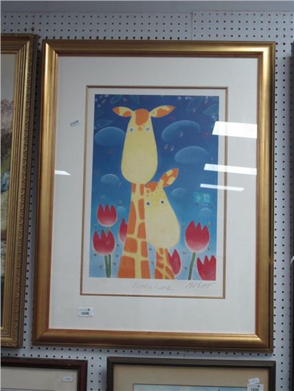 Mackenzie Thorpe | limited edition colour print of 850 | MutualArt