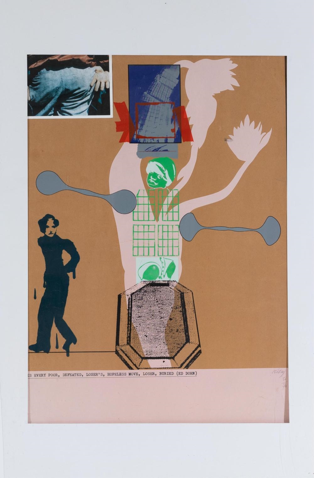 R. B. Kitaj | Unframed mixed media | MutualArt