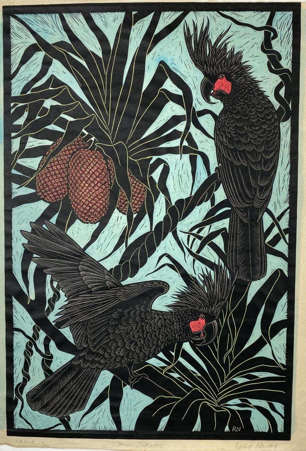 Rachel Newling | Palm Cockatoos | MutualArt