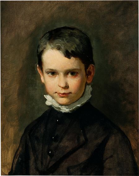 Carl Probst | Fritzl gemalt v Carl Probst 1873 rückseitig alt ...