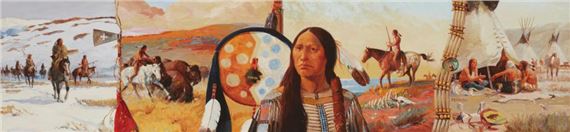 Joe Ferrara | Native American vignettes | MutualArt