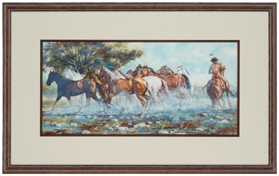 Jack Hines | Horse Gatherers (1989) | MutualArt