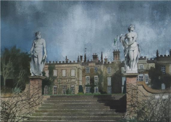 Gerald Mynott | FACADE RENISHAW HALL, DERBYSHIRE | MutualArt