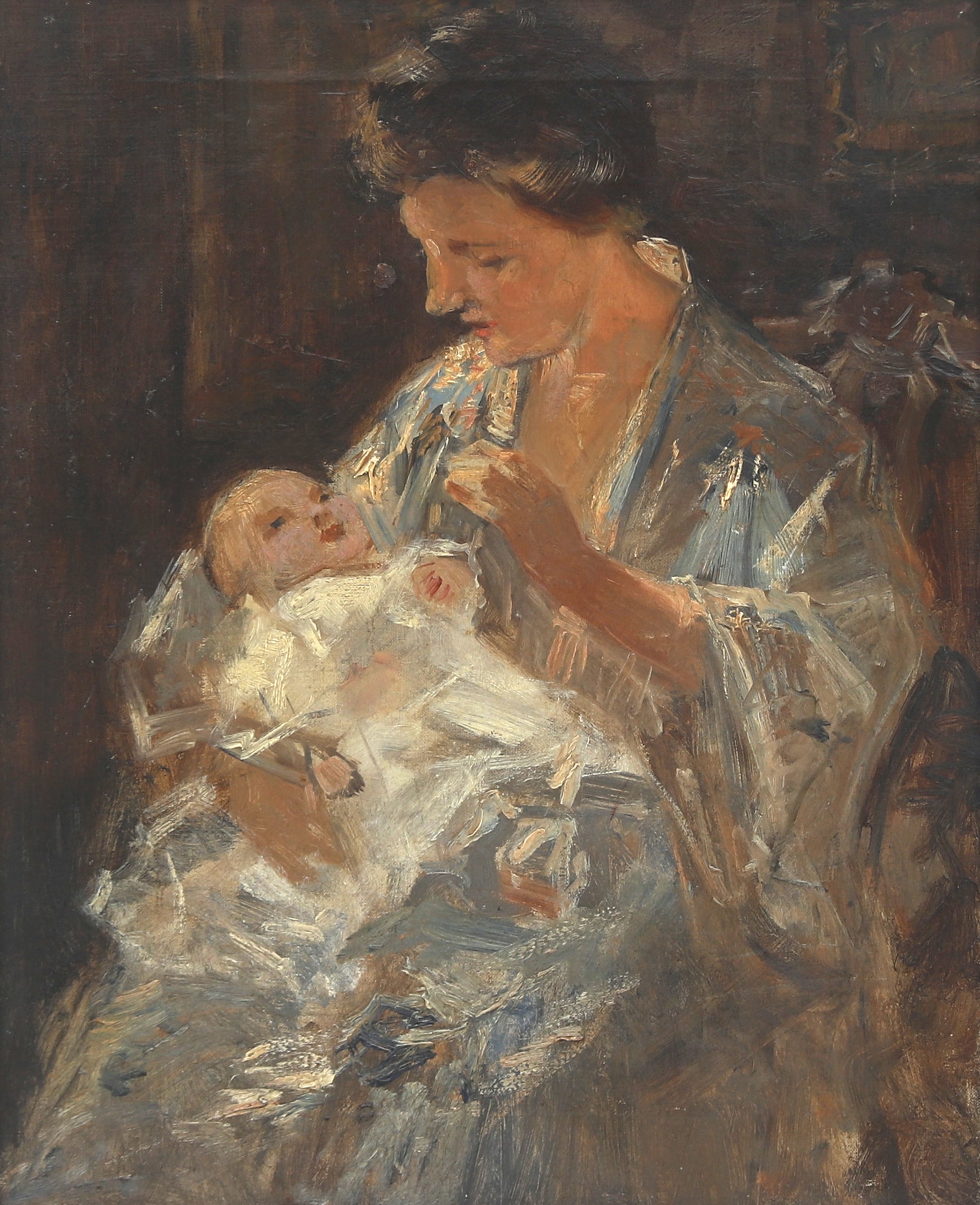 Simon Willem Maris | Moederliefde | MutualArt