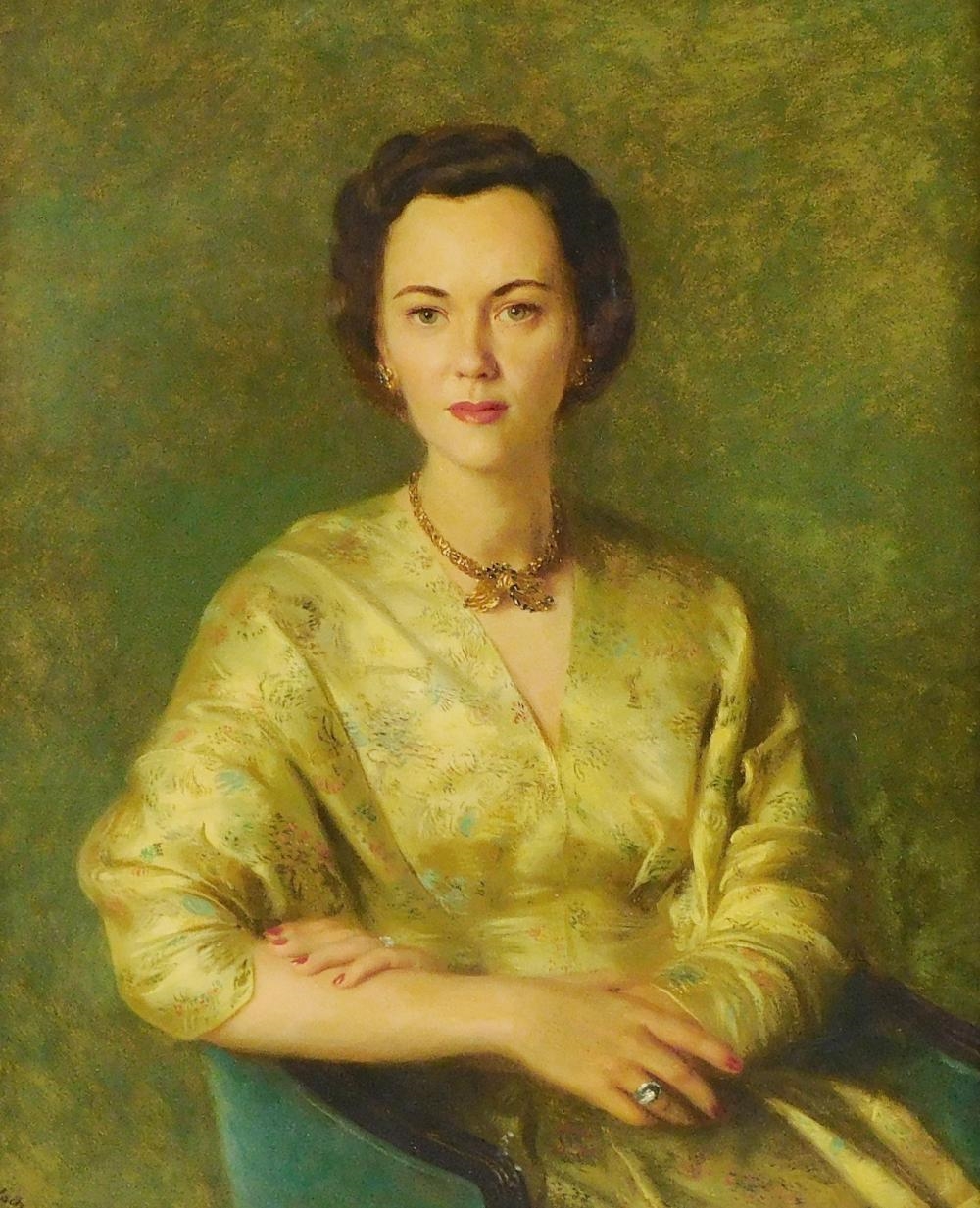 John Koch | Portrait of Mrs. Arnold (Circa 1960) | MutualArt