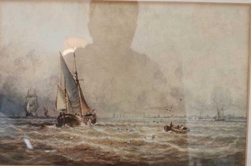 George Stainton | A late 19th century watercolour of boats in choppy ...