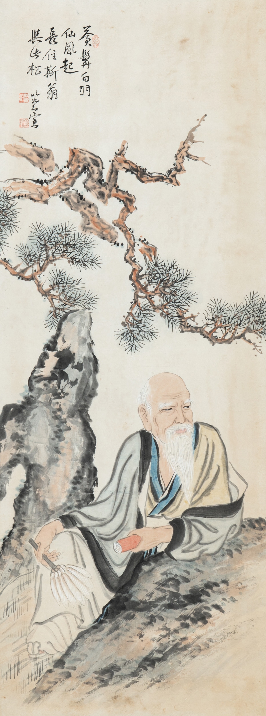 Kim EunHo | 송하선인도 松下仙人圖 | MutualArt