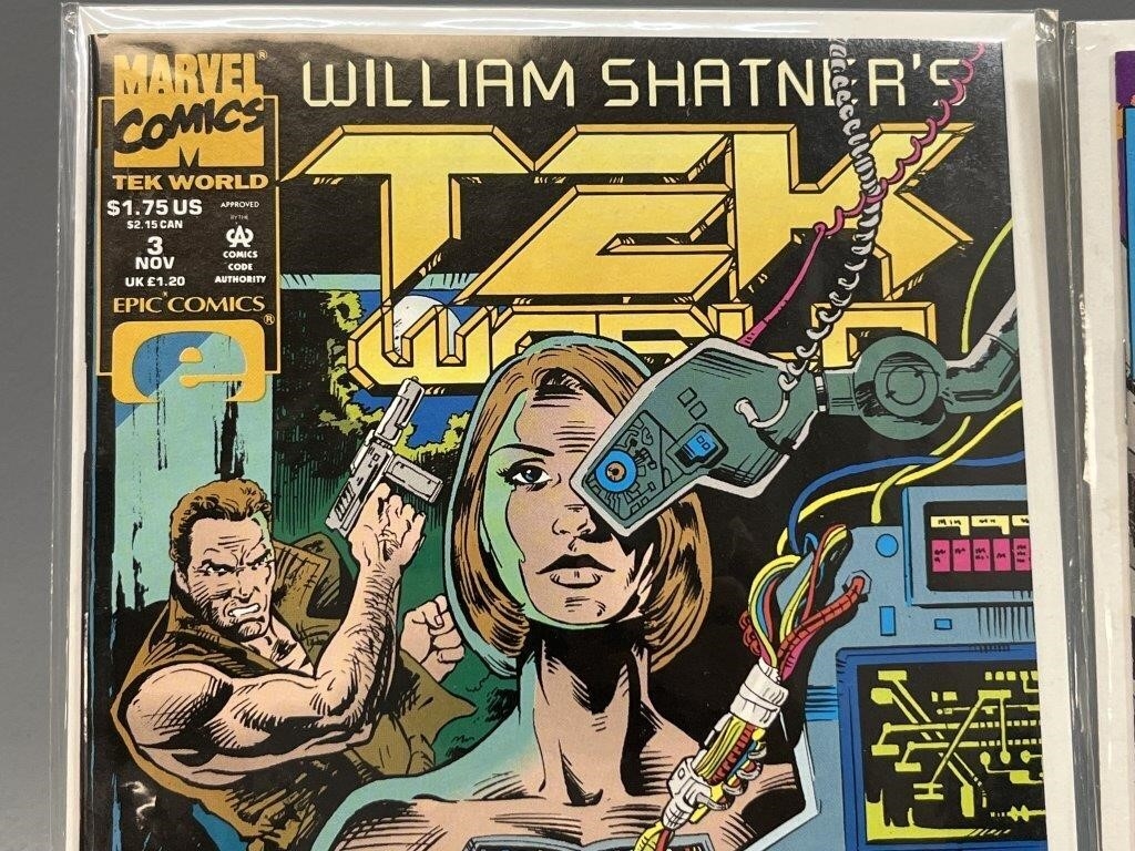 Marvel Comics | 4 Marvel Comics Tek World | MutualArt