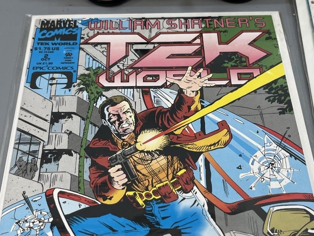 Marvel Comics | 4 Marvel Comics Tek World | MutualArt