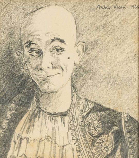 Andrew Vicari | figure in embroidered gown (1964) | MutualArt