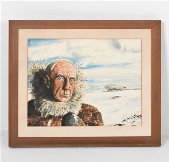 Bernt Balchen | a portrait of the famous arctic explorer (1955) | MutualArt