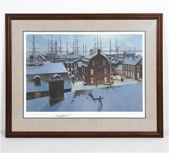 Christopher Blossom | December Moonrise | MutualArt